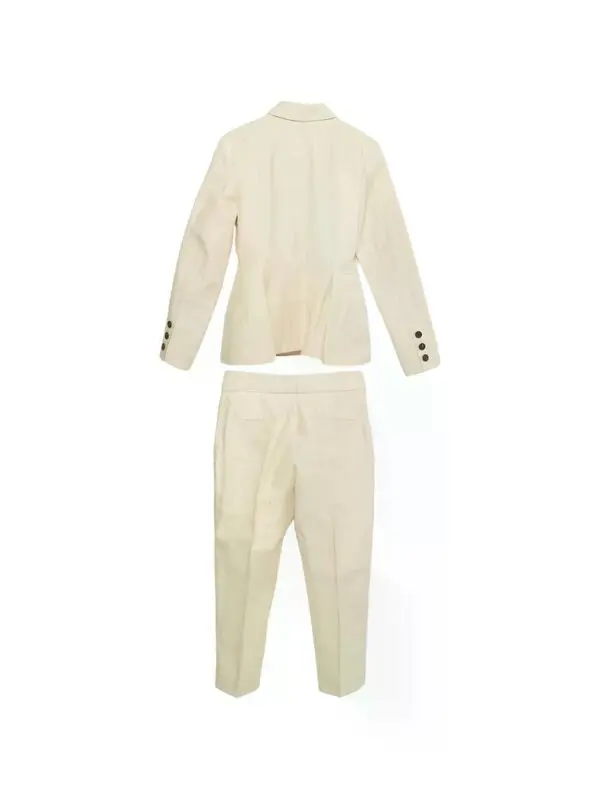 Dior Textured Silk Jacket And Trousers Set