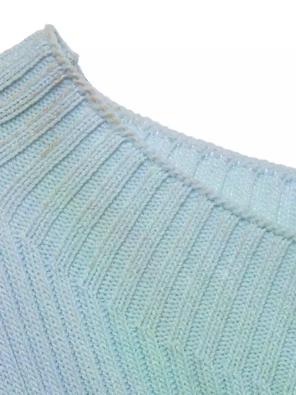 Maje Ribbed-knit Button-detail Mini Dress
