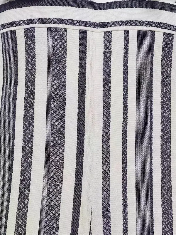 Alice + Olivia Laurice Striped Jacquard Jumpsuit