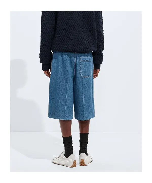 Bottega Veneta Atlantic Blue Denim Shorts
