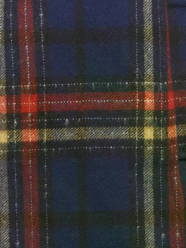 Miu Miu Plaid Mini Skirt - Blue