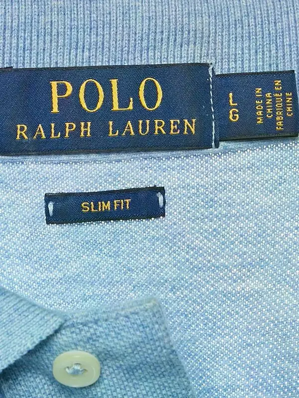 Polo Ralph Lauren Logo-embroidered Polo Shirt - Blue