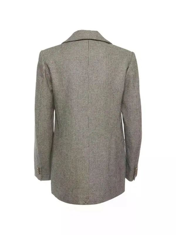 Sandro Houndstooth Wool-blend Blazer