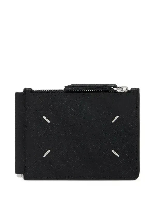 MAISON MARGIELA Four-stitch Money-clip Wallet - Black