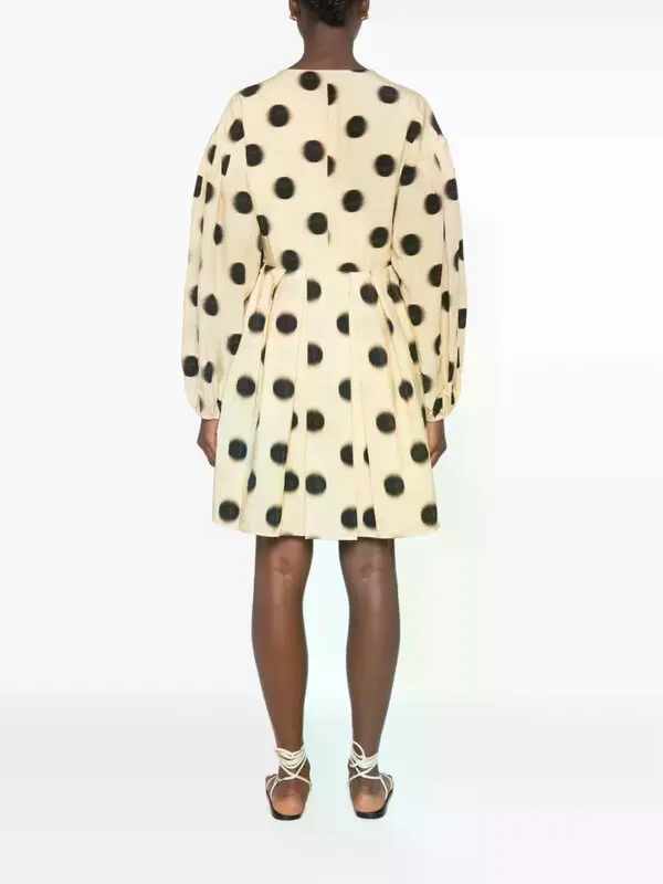 Stine Goya Polka-dot Balloon Sleeve Dress