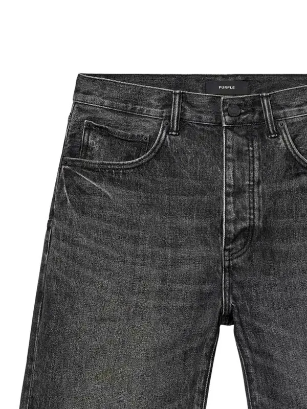 PURPLE BRAND Frayed Hem Denim Shorts