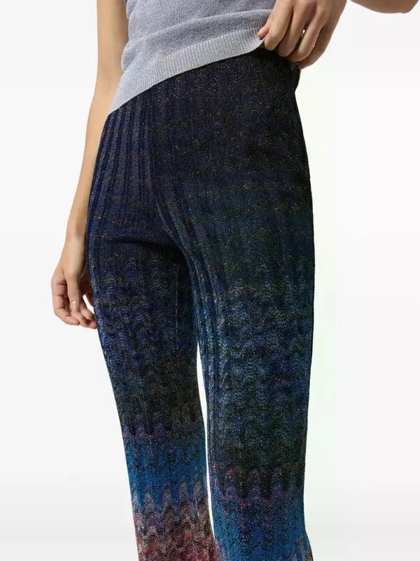 Missoni Zigzag Knit Flared Trousers