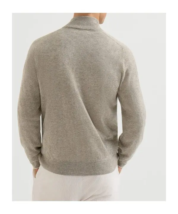 Brunello Cucinelli Zip-up Cardigan - Grey