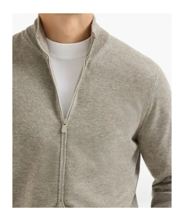 Brunello Cucinelli Zip-up Cardigan - Grey