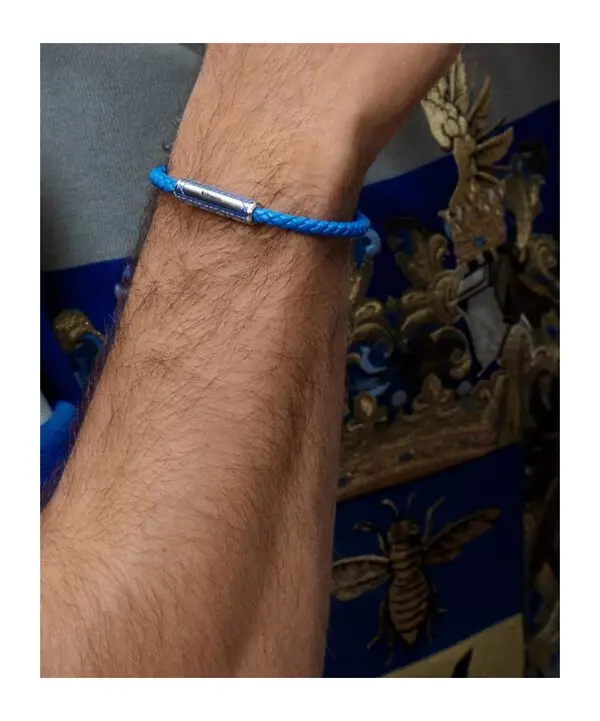 Dior Cannage Woven Leather Bracelet