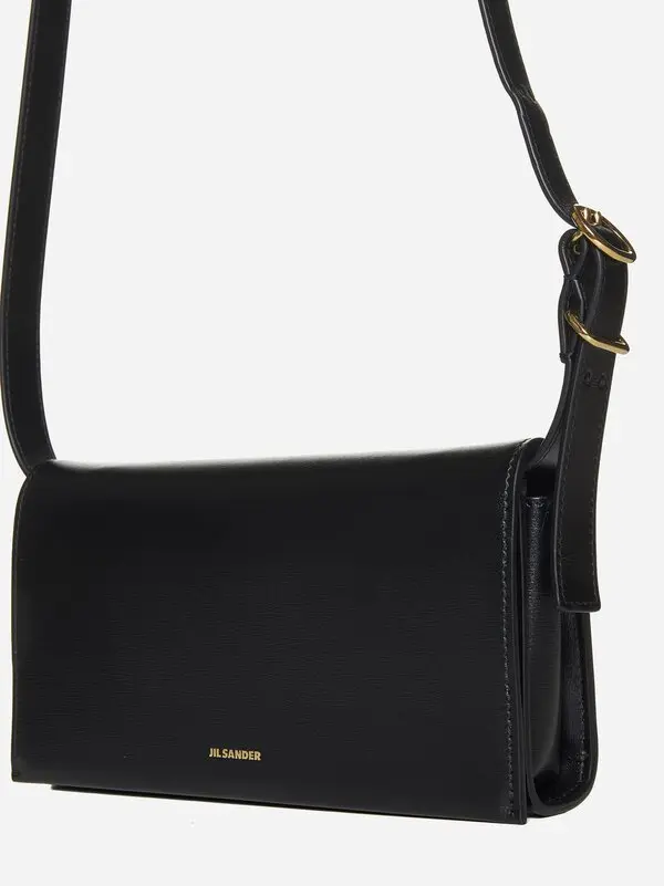 JIL SANDER Logo Shoulder Bag