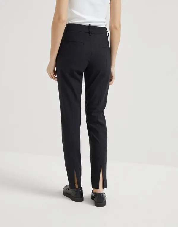 Brunello Cucinelli Tapered Wool Trousers