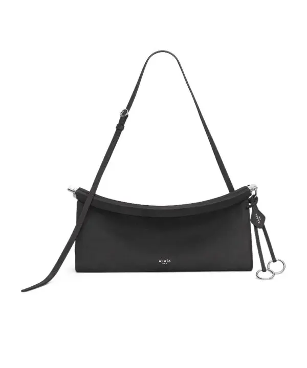 Alaïa Le Click East West Shoulder Bag - Anthracite