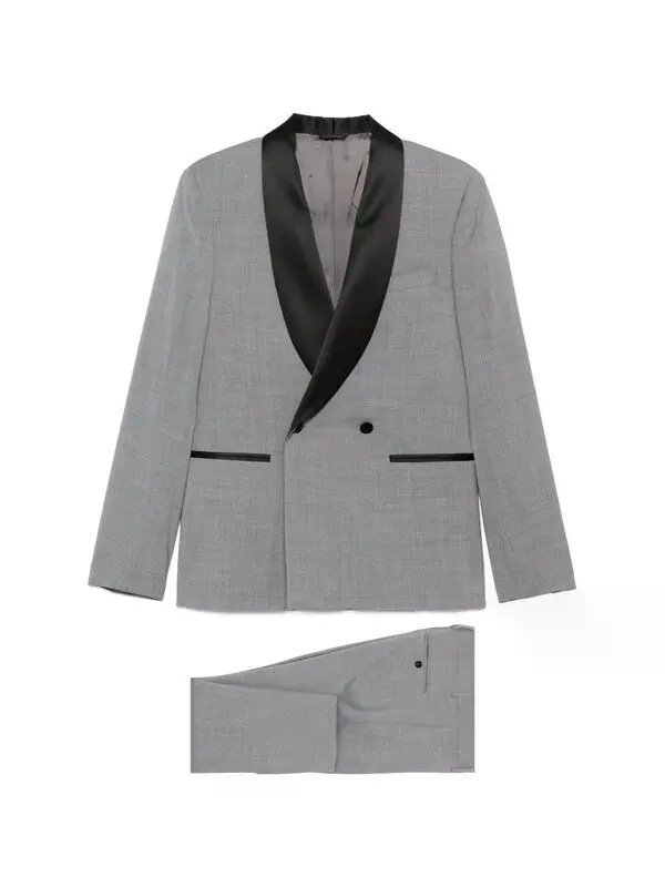 MANUEL RITZ Shawl-lapel Double-breasted Suit