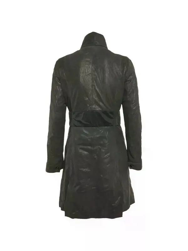 Versace Leather Trench Coat
