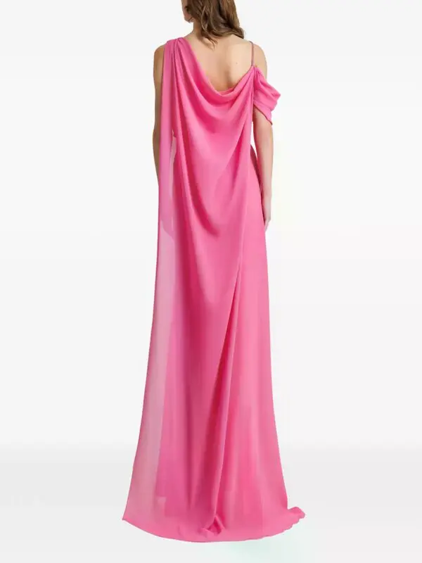 GEMY MAALOUF Draped Asymmetrical-neckline Dress