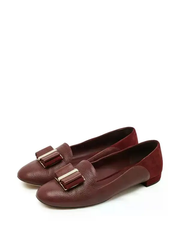 FERRAGAMO Bow Detail Flat Pumps