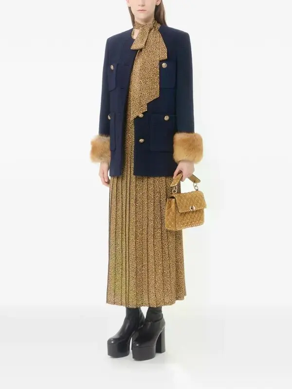 Valentino Garavani Rockstud Spike Medium Suede Bag