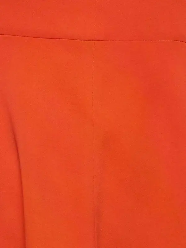 Prada Crepe V-neck Sleeveless Midi Dress
