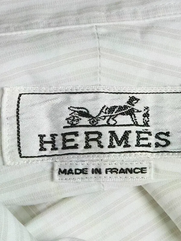 Hermès Striped Button-up Shirt