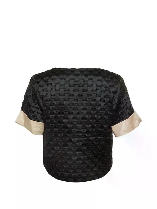 Escada Textured Short-sleeve Jacket