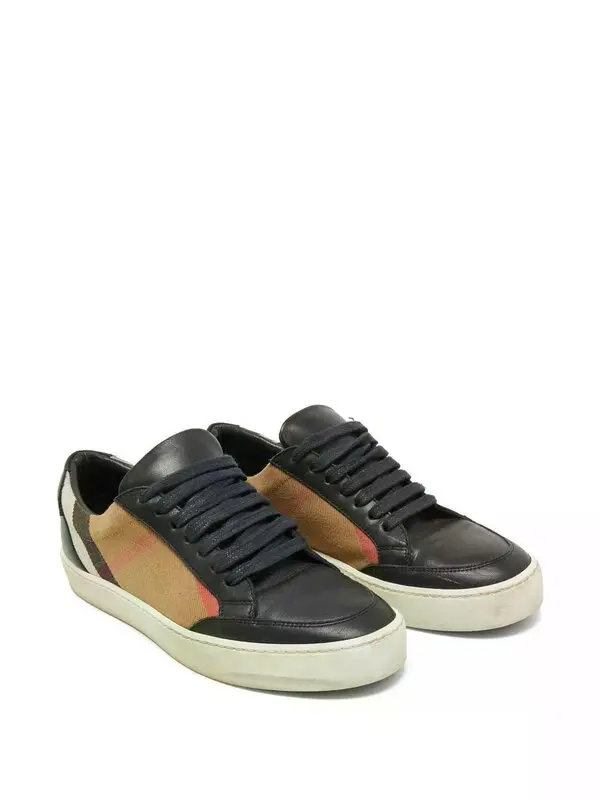 Burberry Nova Check Low-top Sneakers