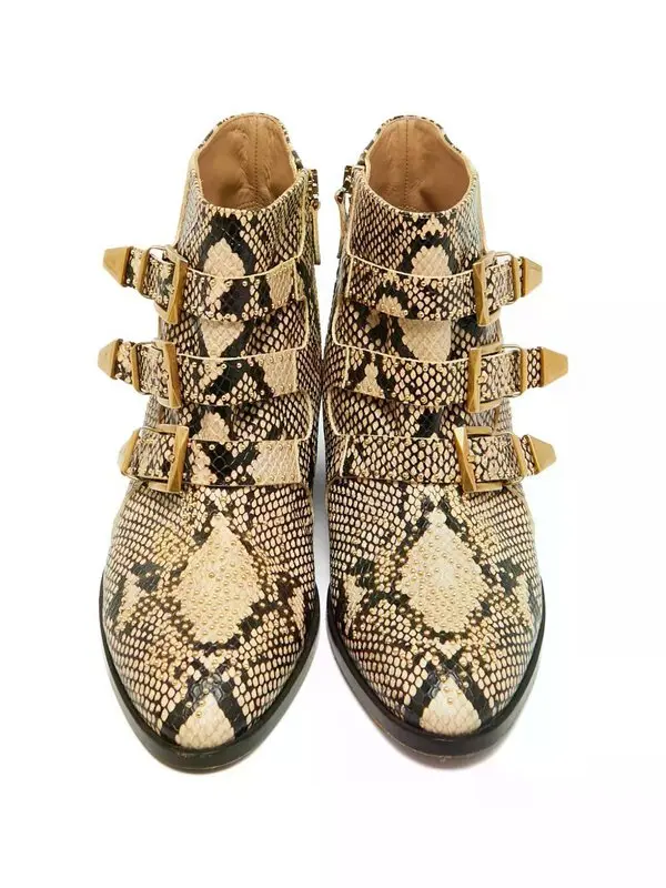 Chloé Susanna Buckle-detail Ankle Boots