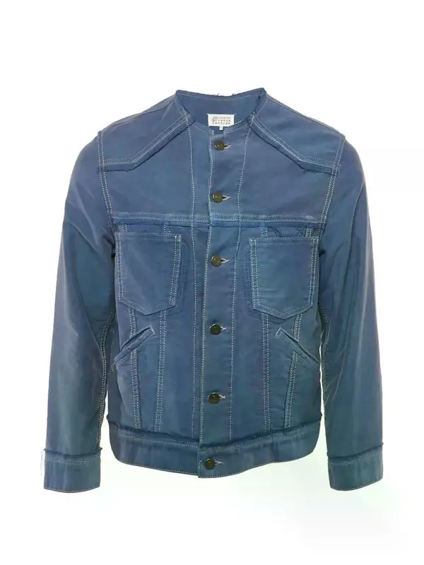 MAISON MARGIELA Raw-edge Buttoned Jacket