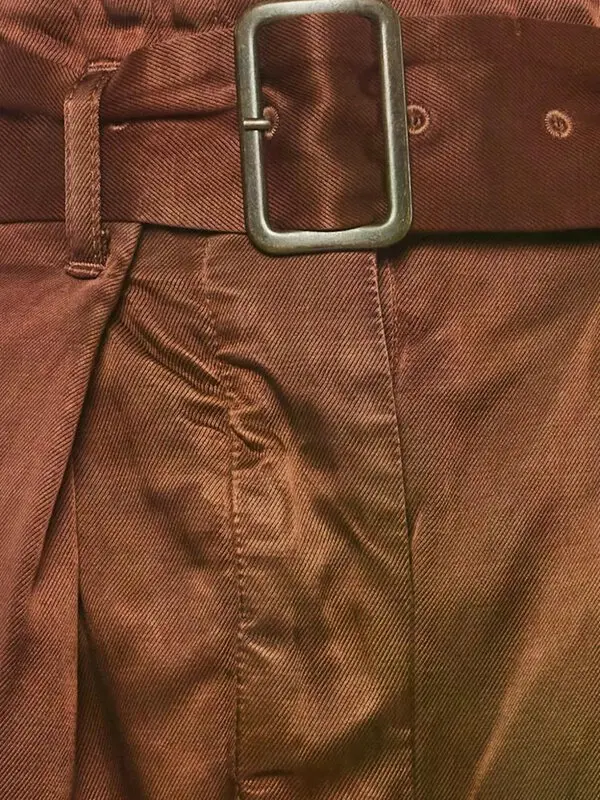 Dries Van Noten Belted Satin Maxi Skirt