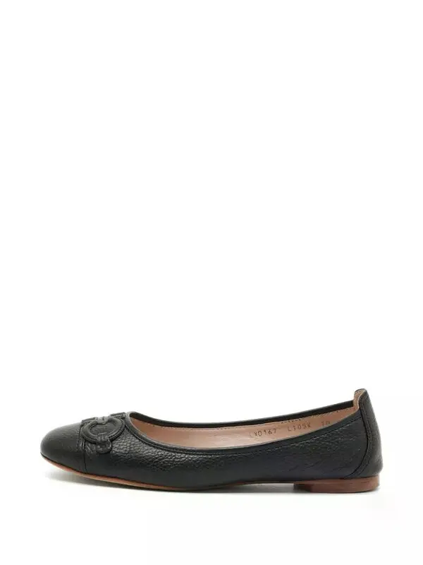 FERRAGAMO Gancini Ballet Flats