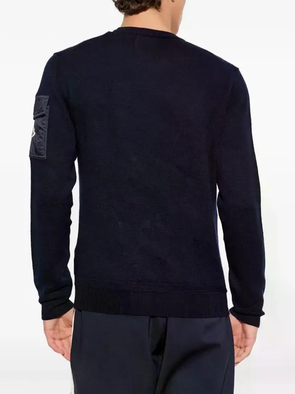 Moncler Sleeve Pocket Wool Sweater