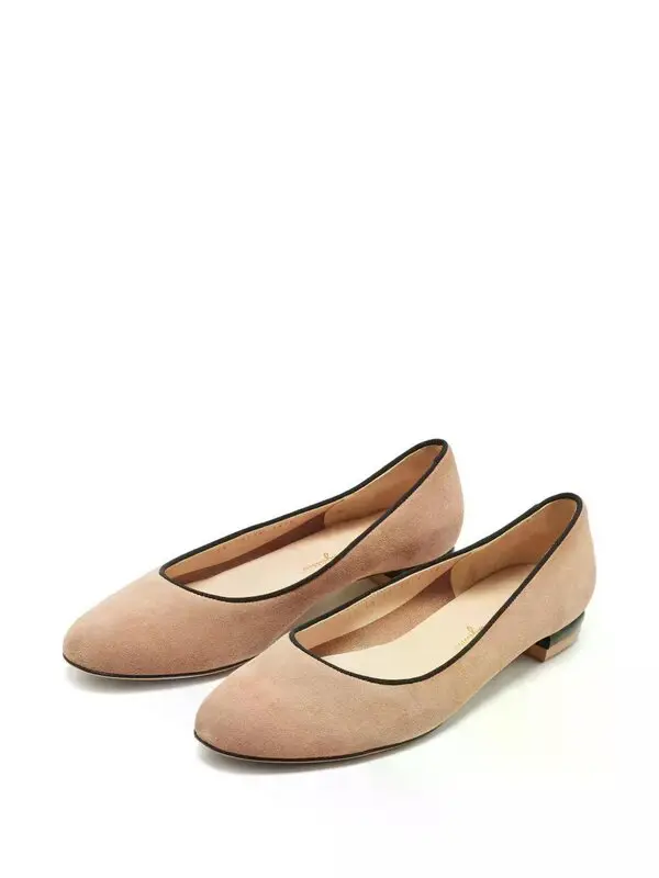 FERRAGAMO Suede Ballet Flats