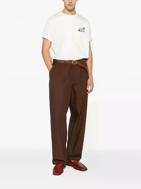 Universal Works Pleated Straight-leg Trousers