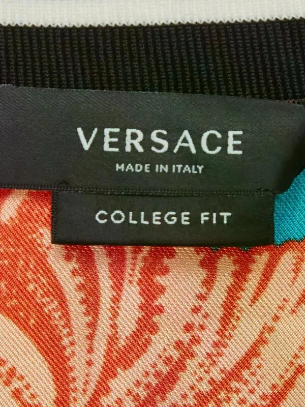 Versace Acid Bouquet Print V-neck Tank Top