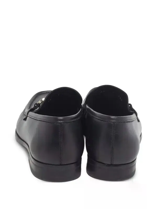 FERRAGAMO Gancini Leather Loafers