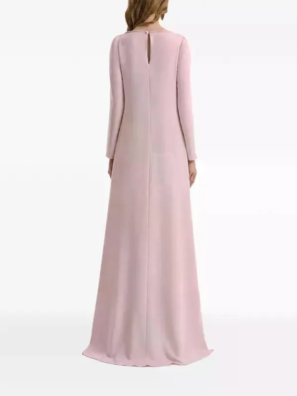 GEMY MAALOUF Long Sleeve Dress With Cord Appliqu
