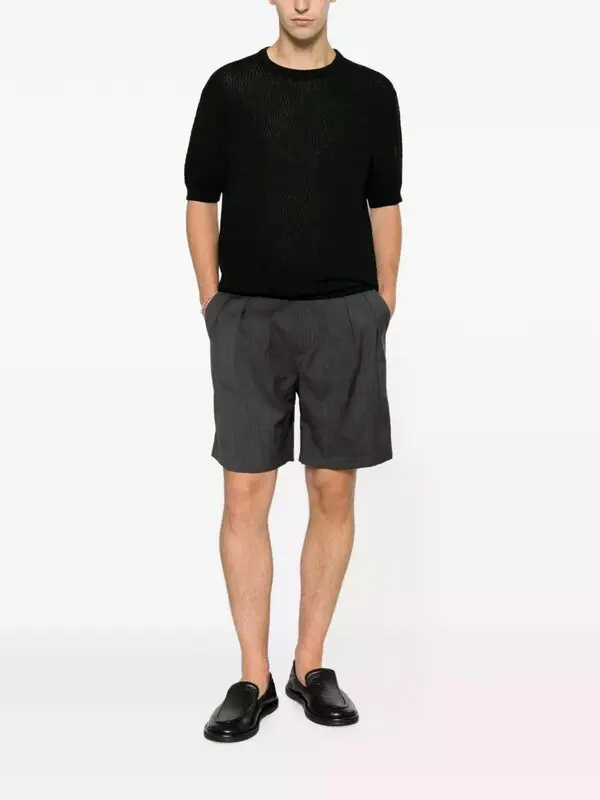 LOW BRAND Belt Loops Shorts