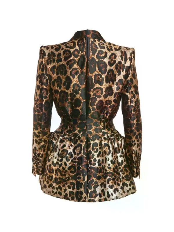 Dolce & Gabbana Leopard-print Structured Blazer