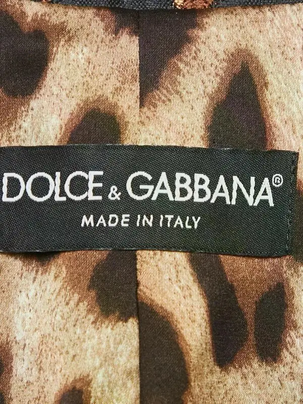 Dolce & Gabbana Leopard-print Structured Blazer