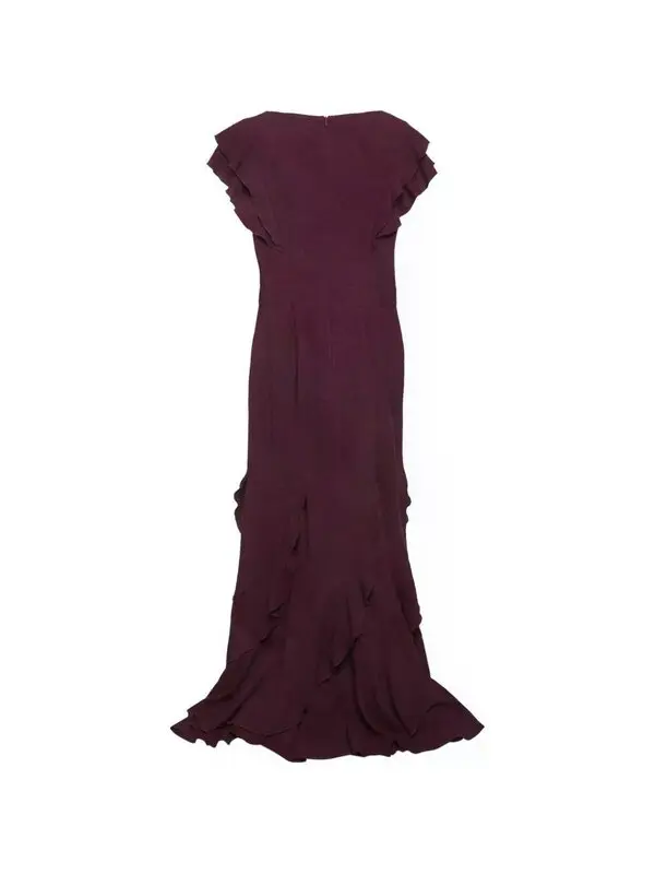 Tadashi Shoji Ruffled Maxi Dress