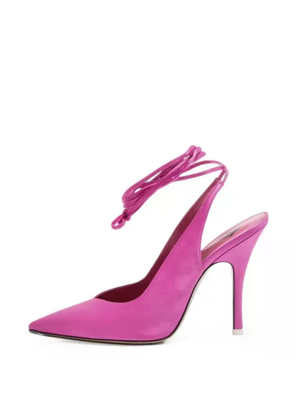 Attico Venus Ankle-wrap Pumps - Pink