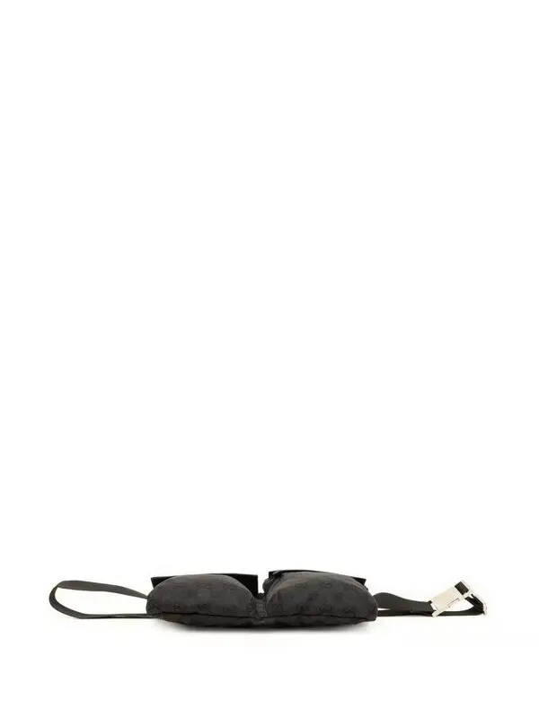 Gucci Gg Canvas Double Pocket Belt Bag