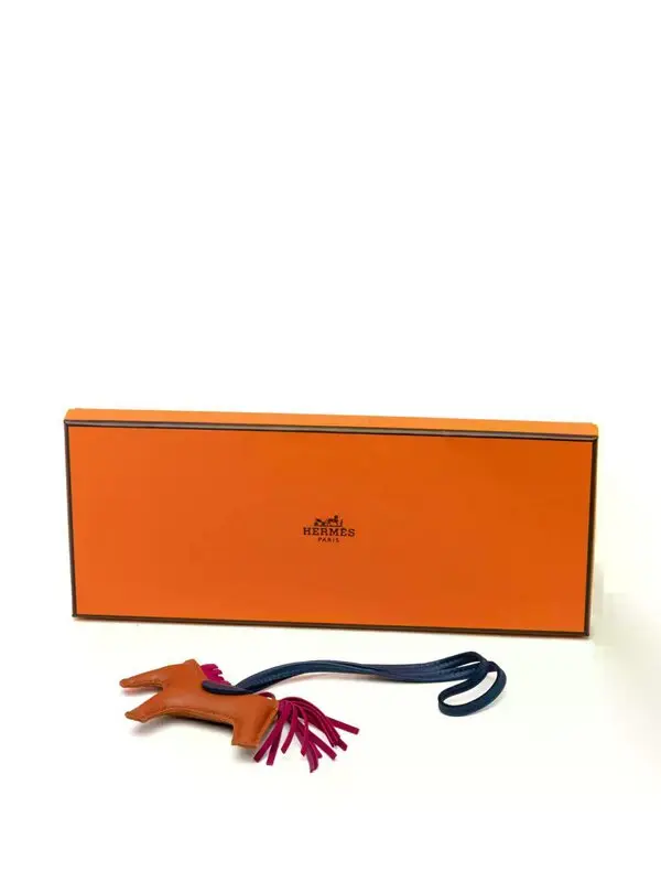 Hermès 2024 Milo Lambskin Grigri Rodeo Bag Charm Pm