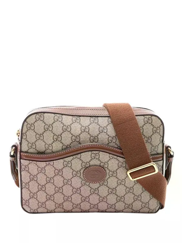 Gucci Gg Supreme Messenger Bag - Neutrals