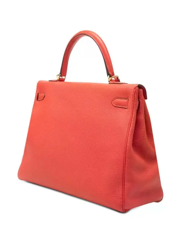 Hermès Clemence Leather Kelly Ii Retourne 35 Satchel