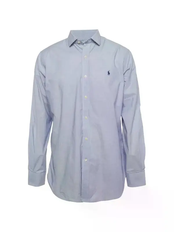 Polo Ralph Lauren Custom Fit Long-sleeve Shirt - Blue
