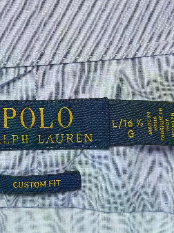 Polo Ralph Lauren Custom Fit Long-sleeve Shirt - Blue