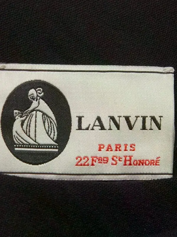 LANVIN Asymmetric Draped Midi Dress