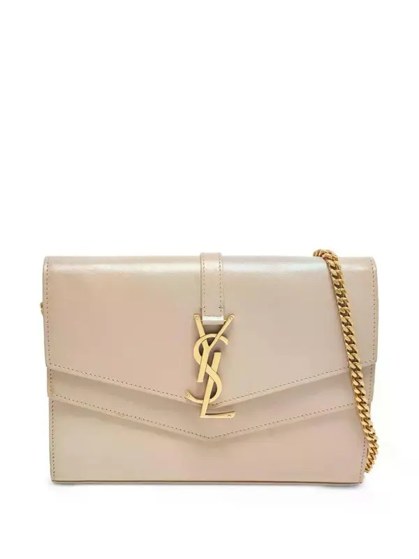 Saint Laurent Sulpice Chain-strap Crossbody Bag - Neutrals