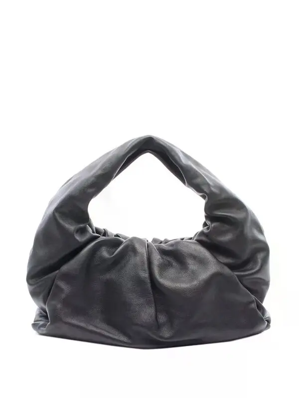 Bottega Veneta 2010-2026 Lambskin Shoulder Bag - Black